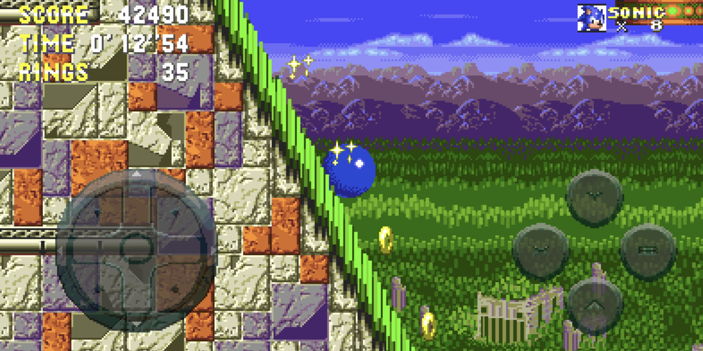 Bigger Mobile Hud Mod for Sonic 3 A.I.R. | S3AIR Mods