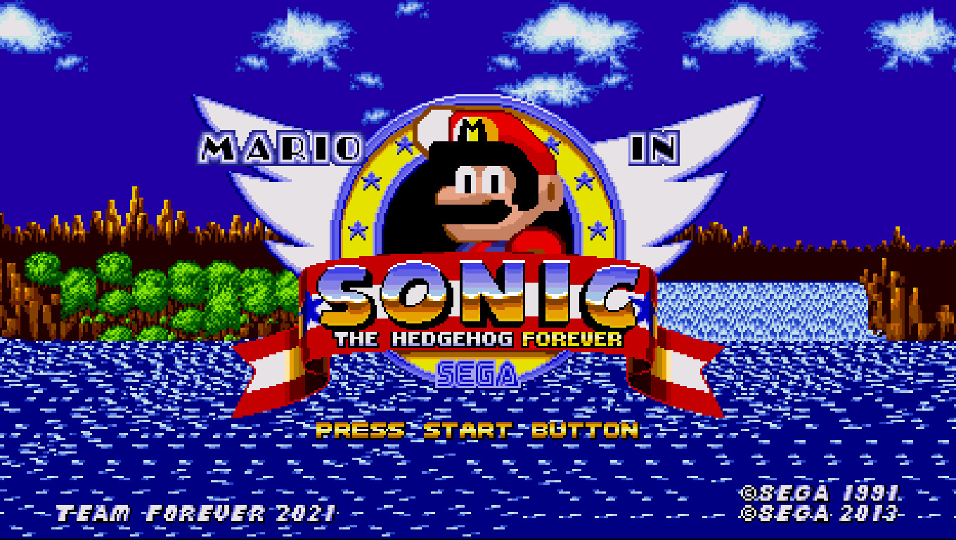 SMW Mario over Sonic Mod for Sonic the Hedgehog Forever | S1F Mods