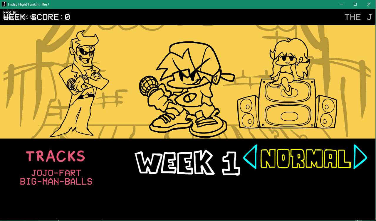 The J Mod (WEEK 3) Mod for Friday Night Funkin' | FNF Mods