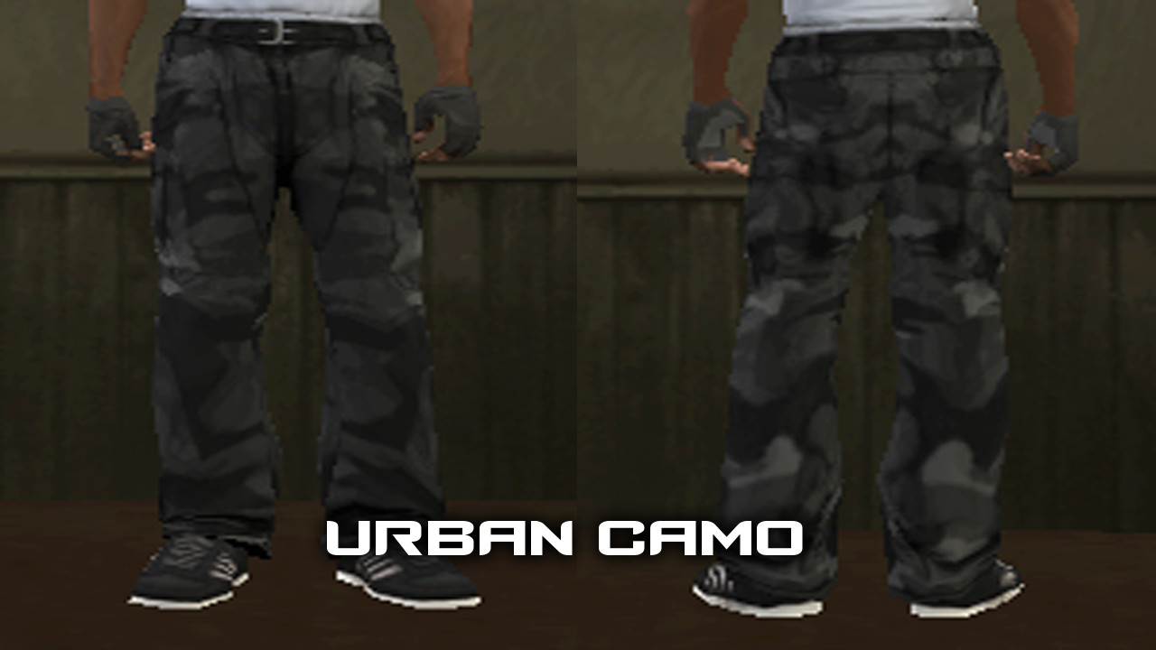 New Recolored Camouflage Pants Mod for Grand Theft Auto: San Andreas ...