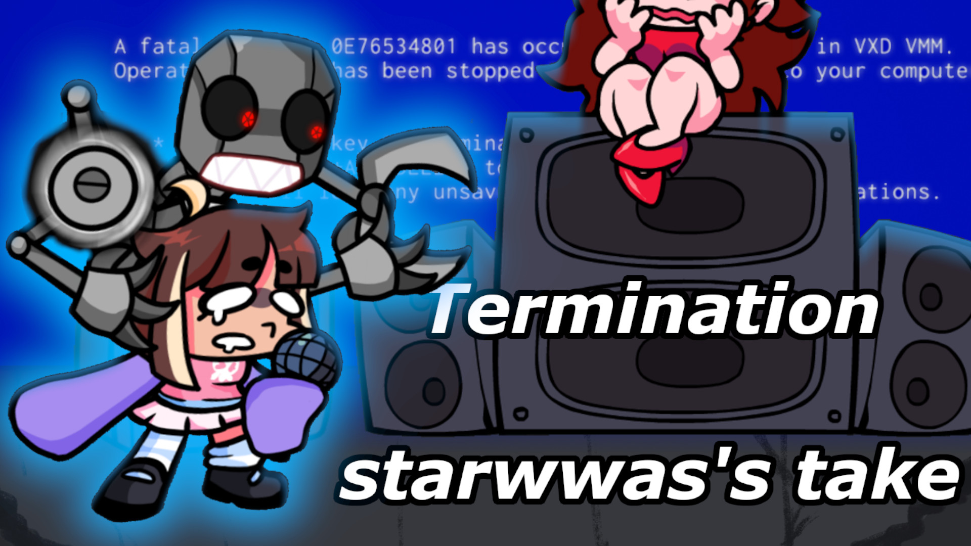 (V2!) Termination - starwwas's take Mod for Friday Night Funkin' | FNF Mods
