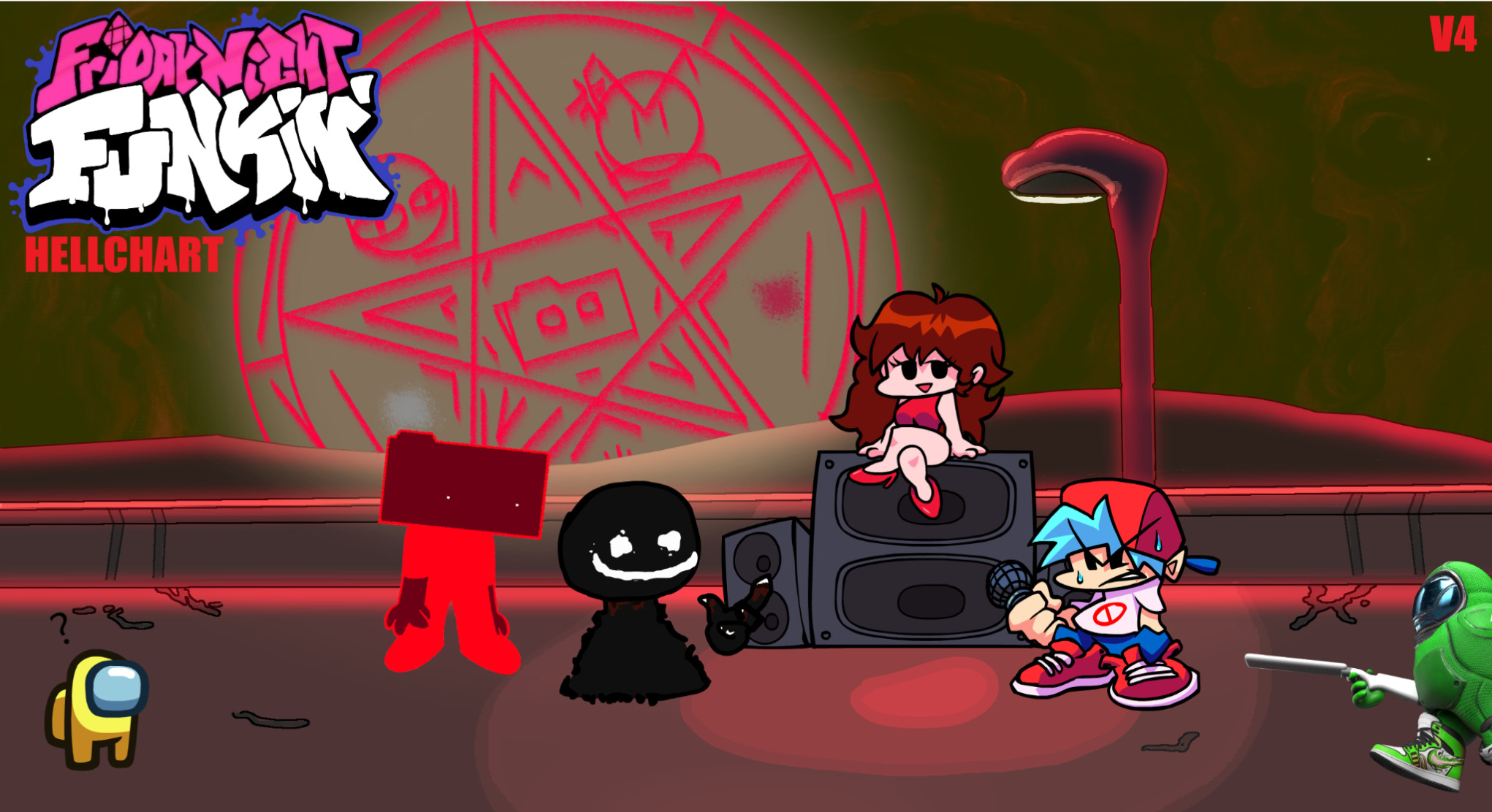 FNF (Hell Diffuculty) v5.0 [Friday Night Funkin'] [Mods]