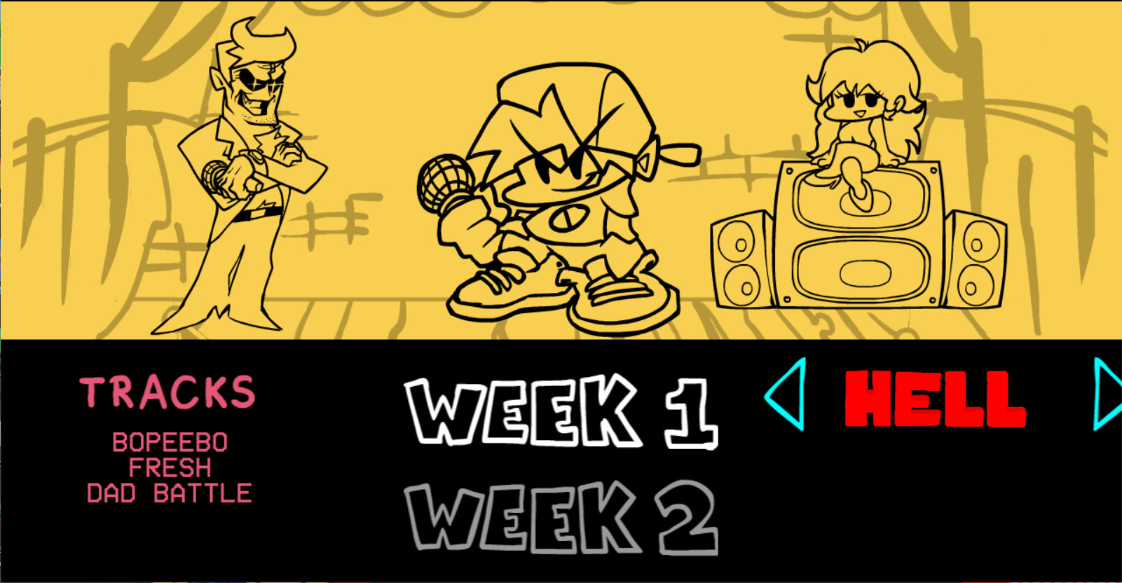 FNF (Hell Diffuculty) v5.0 [Friday Night Funkin'] [Mods]