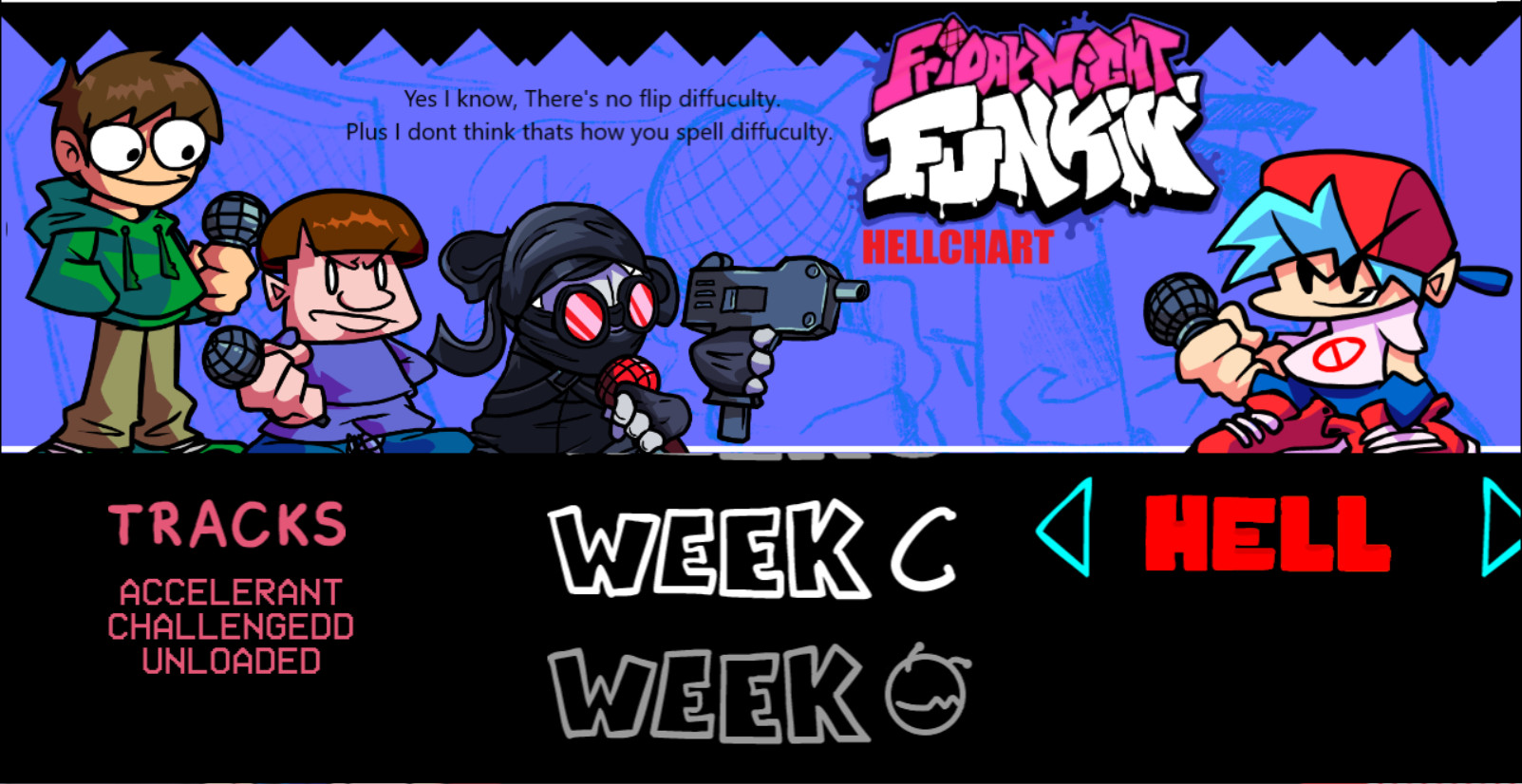 FNF (Hell Diffuculty) v5.0 [Friday Night Funkin'] [Mods]