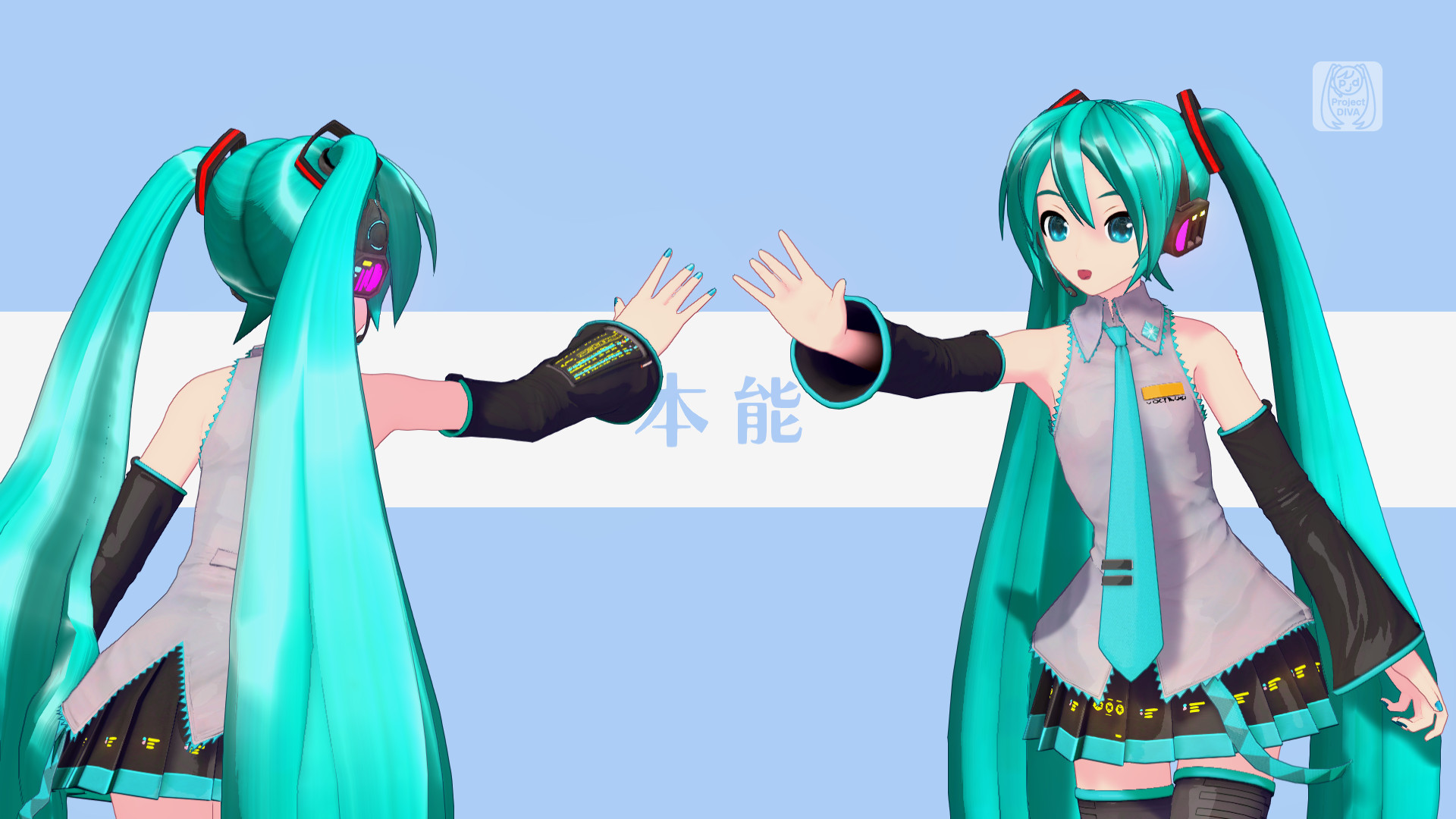 Hatsune Miku F Style Mod for Hatsune Miku: Project DIVA Mega Mix+ ...
