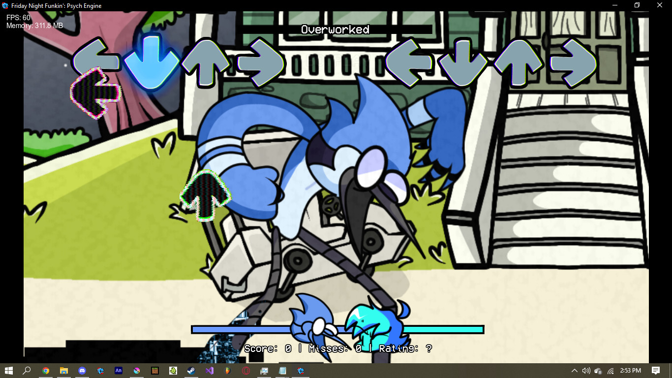 FNF Overworked Re-worked Mod for Friday Night Funkin' | FNF Mods