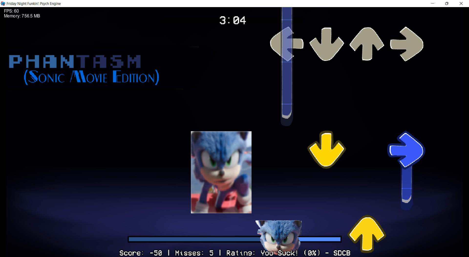 FNF Phanstam Sonic Movie Reskin/Cover!!! Mod for Friday Night Funkin ...