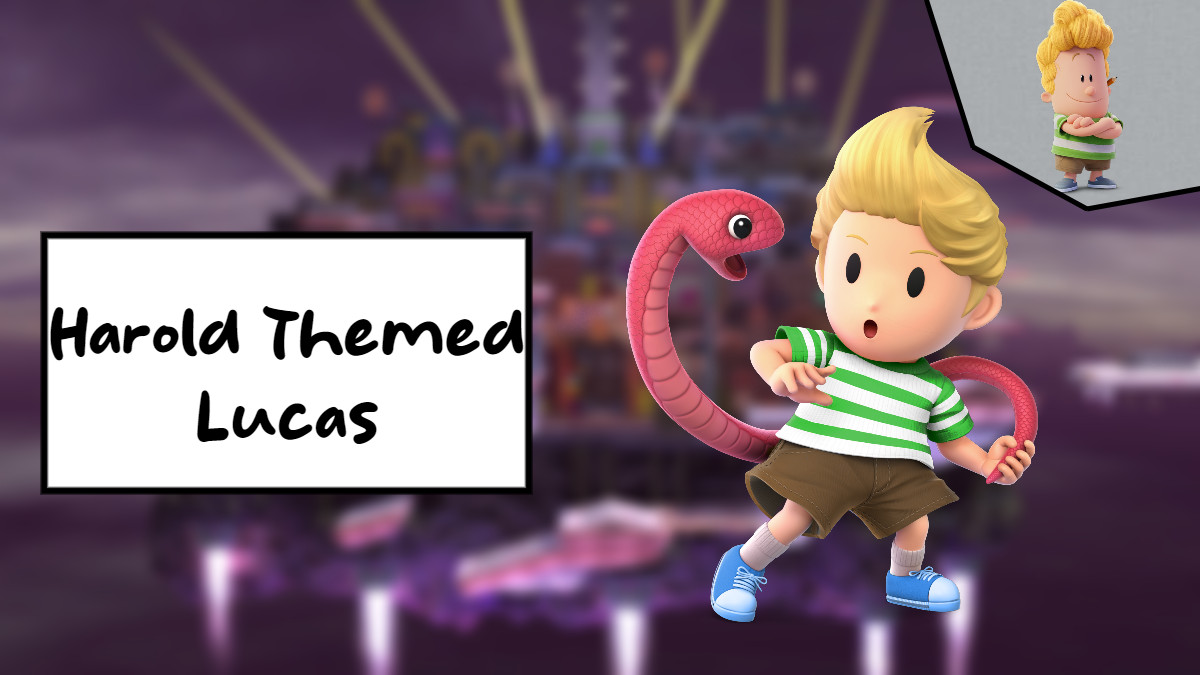 Harold Themed Lucas Mod for Super Smash Bros. Ultimate | SSBU Mods