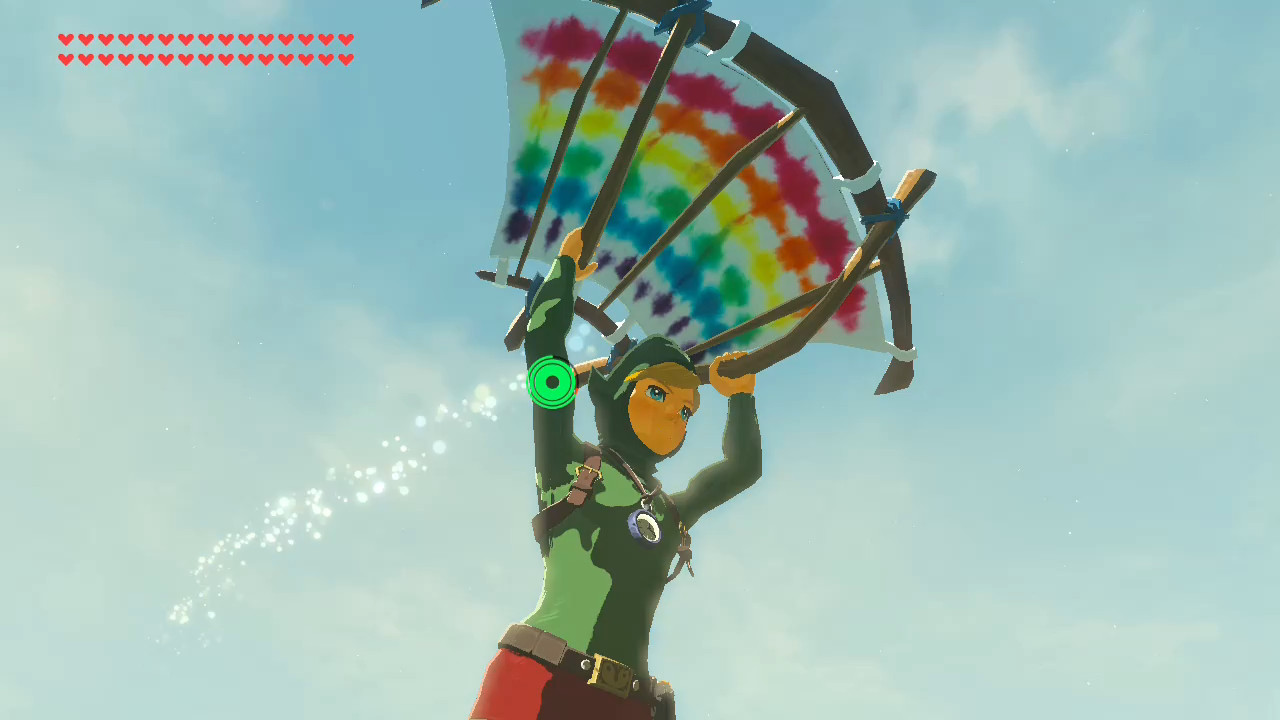 Rainbow Tie Dye Paraglider with Sparkles (or not) Mod for The Legend of ...