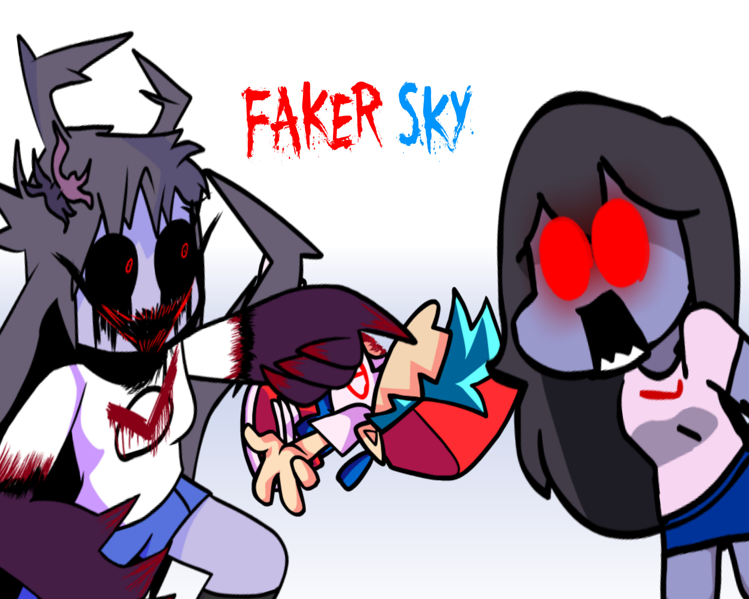 Faker Sky |Confronting Yourserlf Cover| Mod for Friday Night Funkin ...