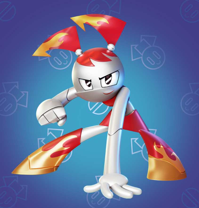 Red Hot XJ9 but is cartoon accurate lips color [Nickelodeon All-Star ...