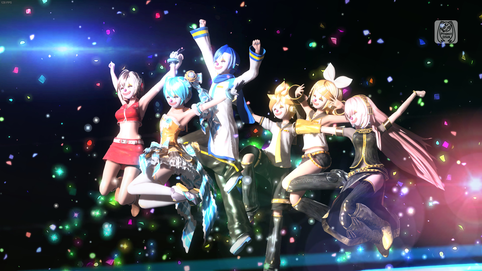 Clown Mask Mod for Hatsune Miku: Project DIVA Mega Mix+ | PDMegaMix+ Mods