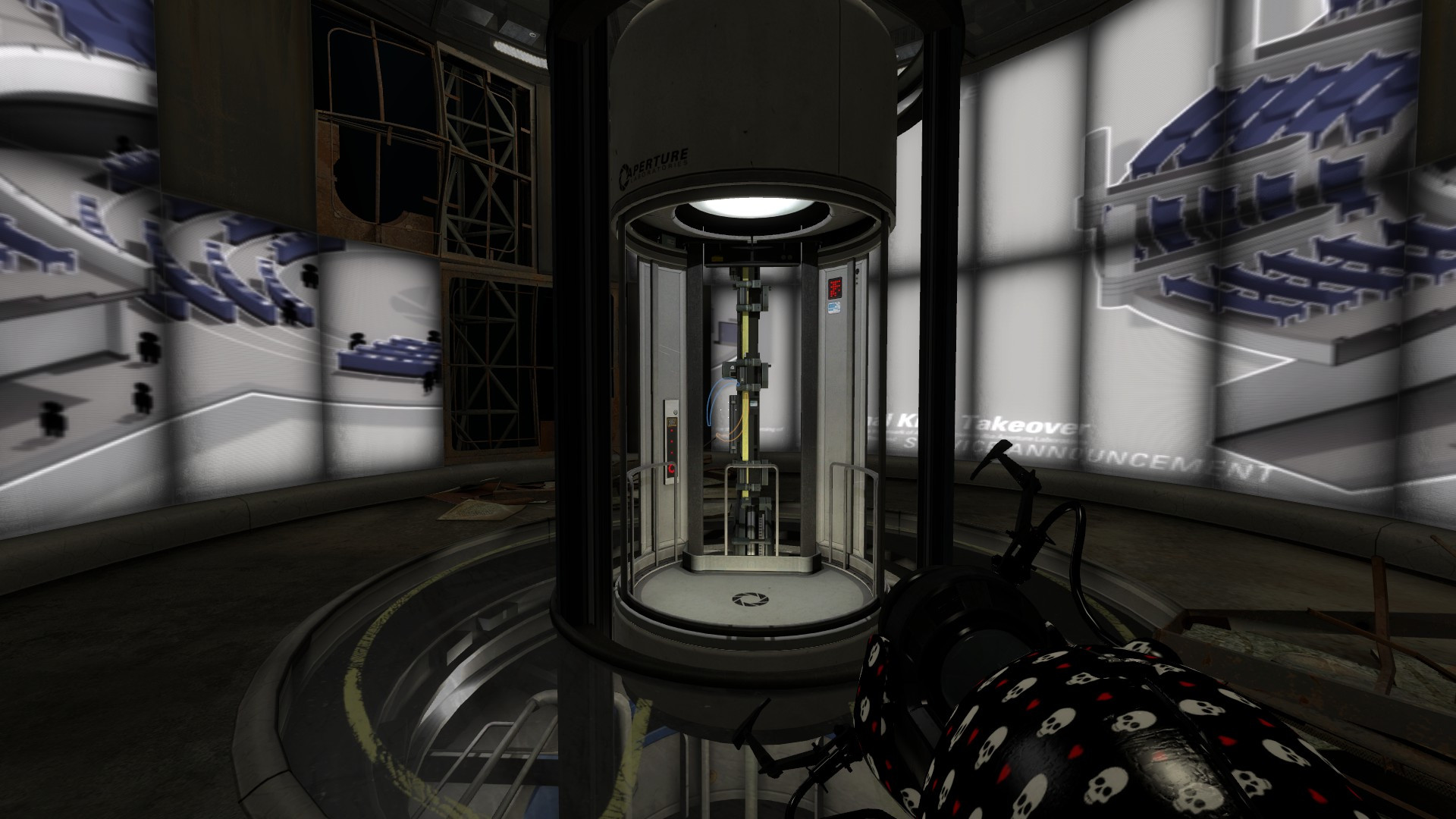 Portal Gun with skulls and hearts Mod for Portal 2 | P2 Mods