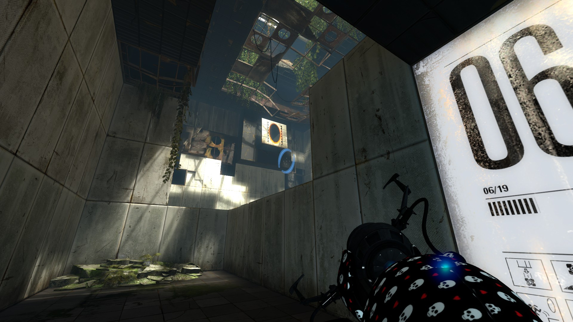 Portal Gun with skulls and hearts Mod for Portal 2 | P2 Mods