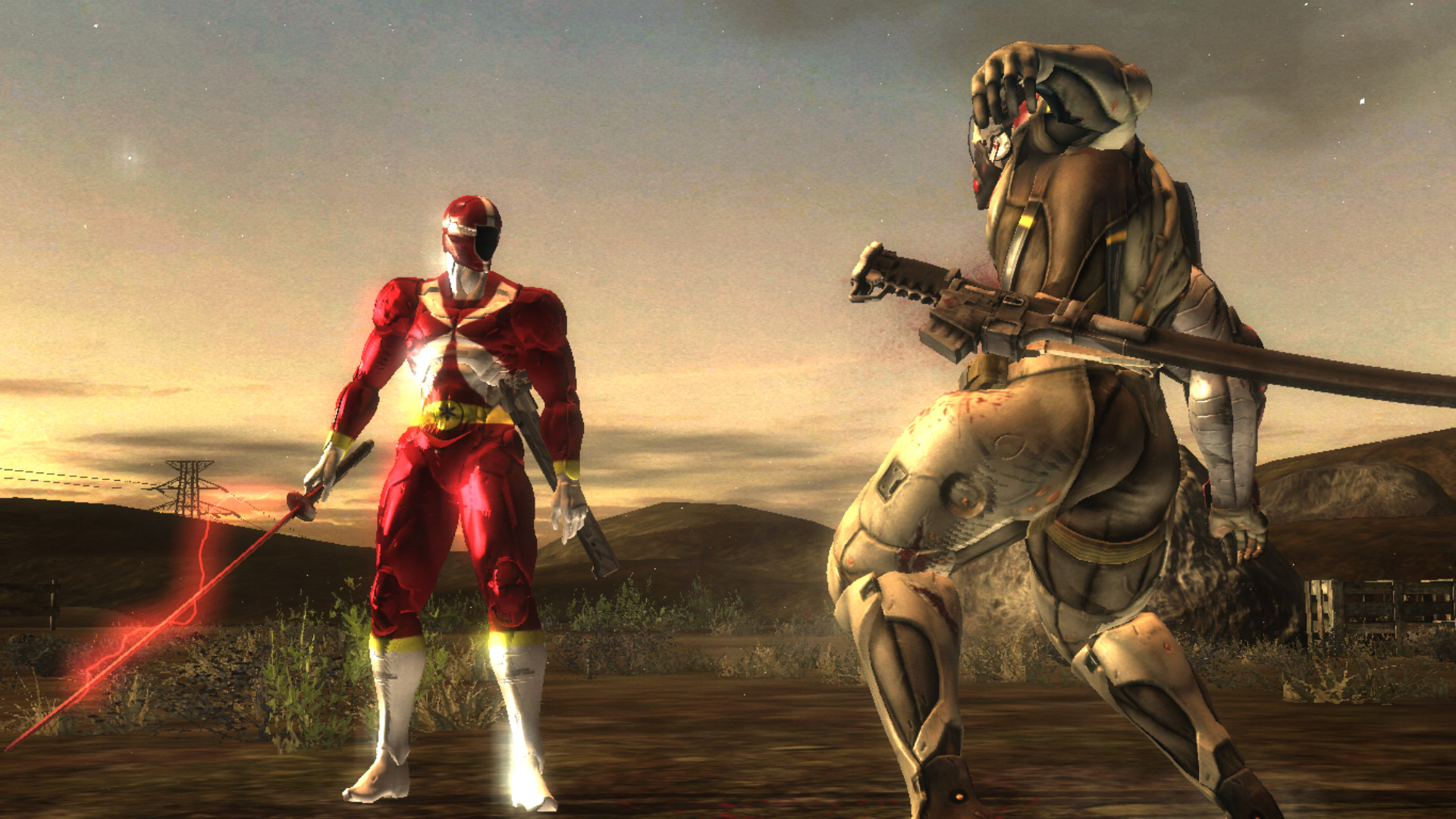 Power Rangers Lightspeed Rescue Red Mod for Metal Gear Rising ...