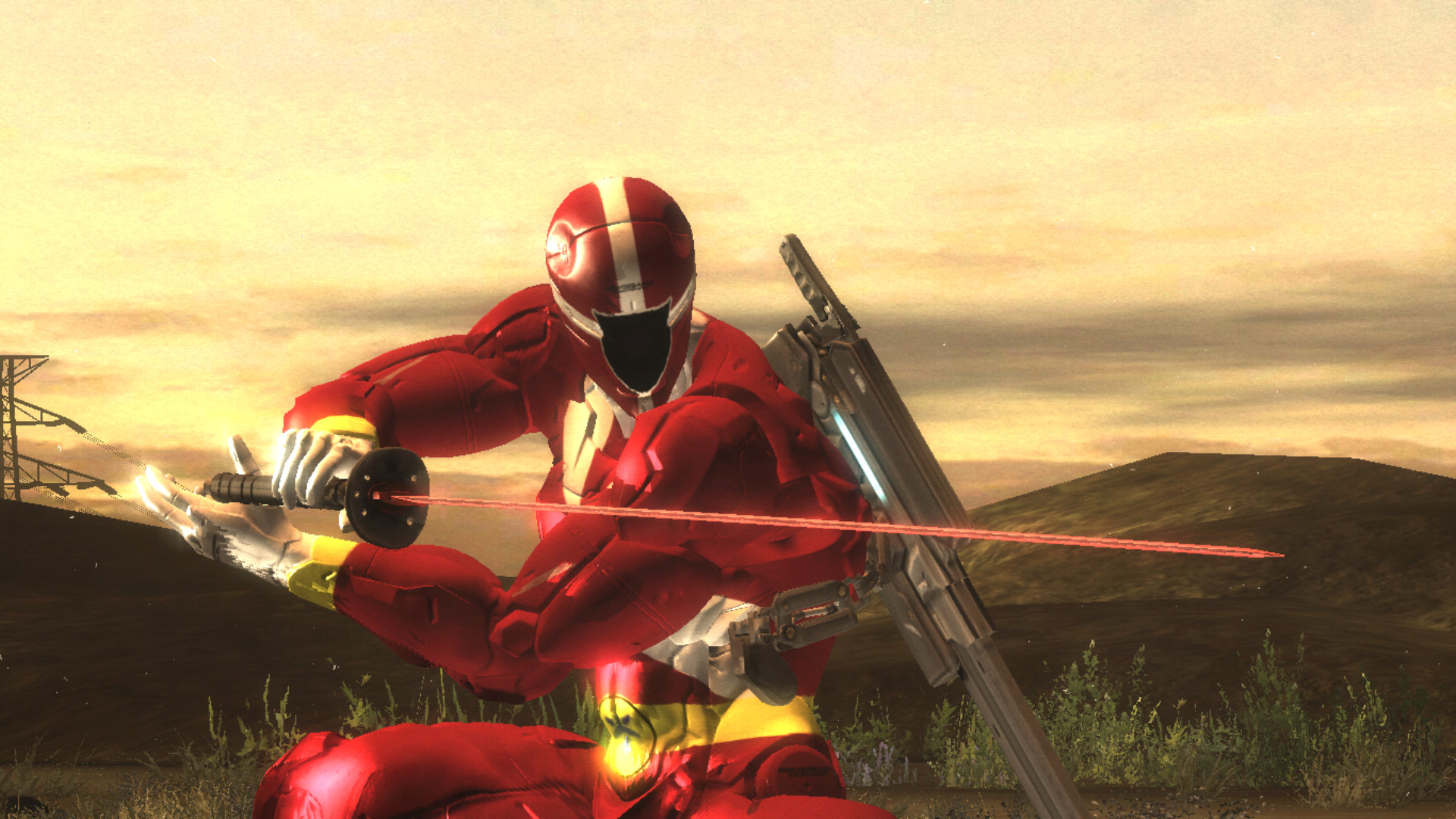 Power Rangers Lightspeed Rescue Red Mod for Metal Gear Rising ...