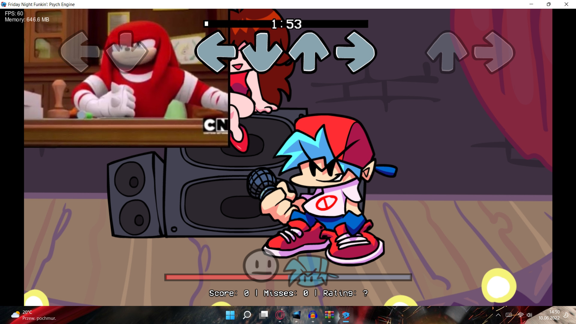 VS KNUCKLES APPROVED DEMO Mod for Friday Night Funkin' | FNF Mods