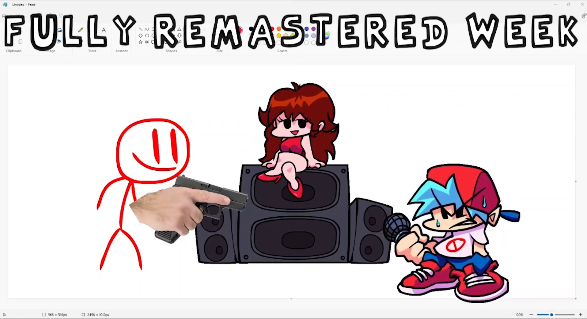 FNF Vs Paint | Overhaul Update Mod for Friday Night Funkin' | FNF Mods