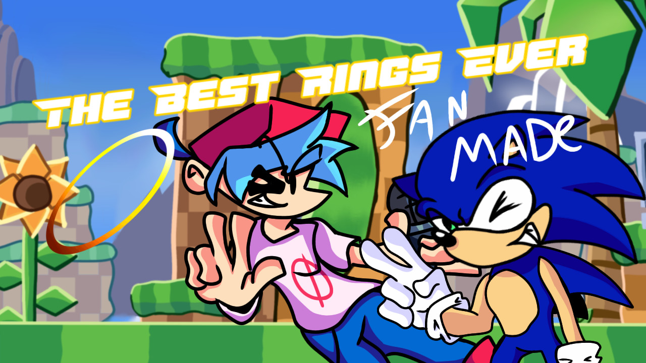 FNF:RINGS song of platformer panic FANMADE [Friday Night Funkin'] [Mods]