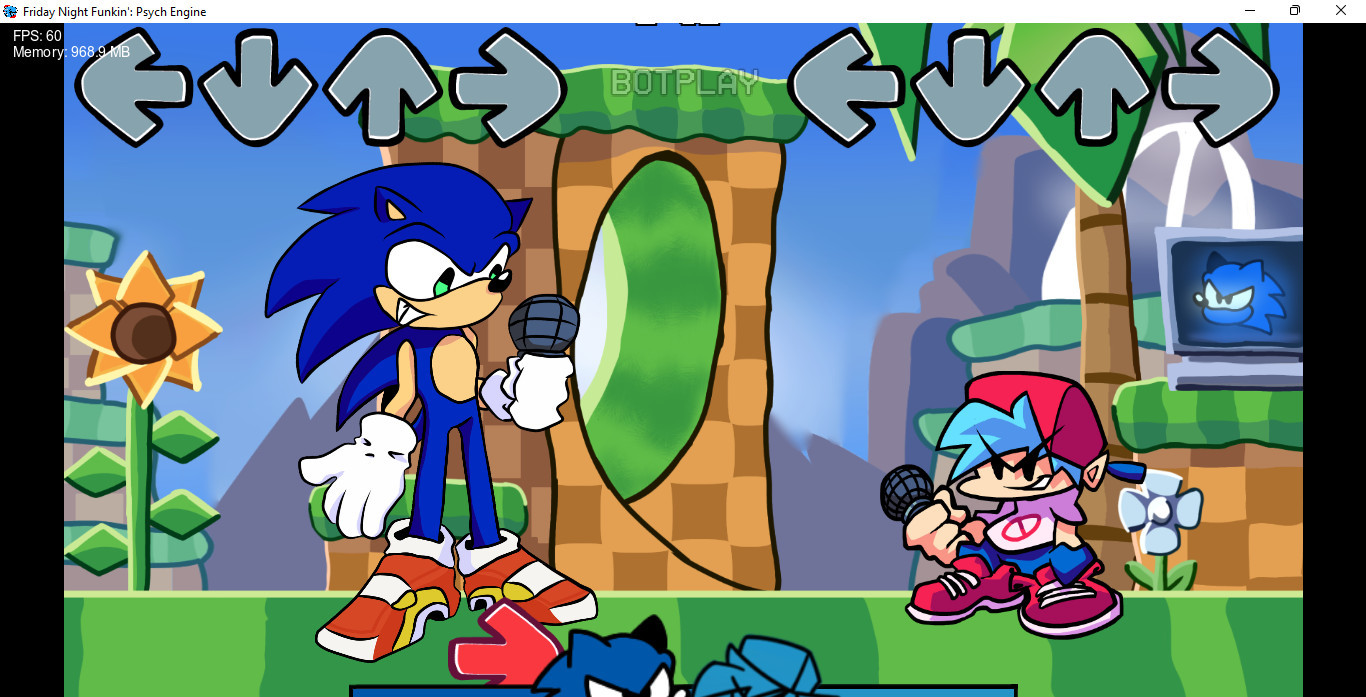 FNF:RINGS song of platformer panic FANMADE [Friday Night Funkin'] [Mods]