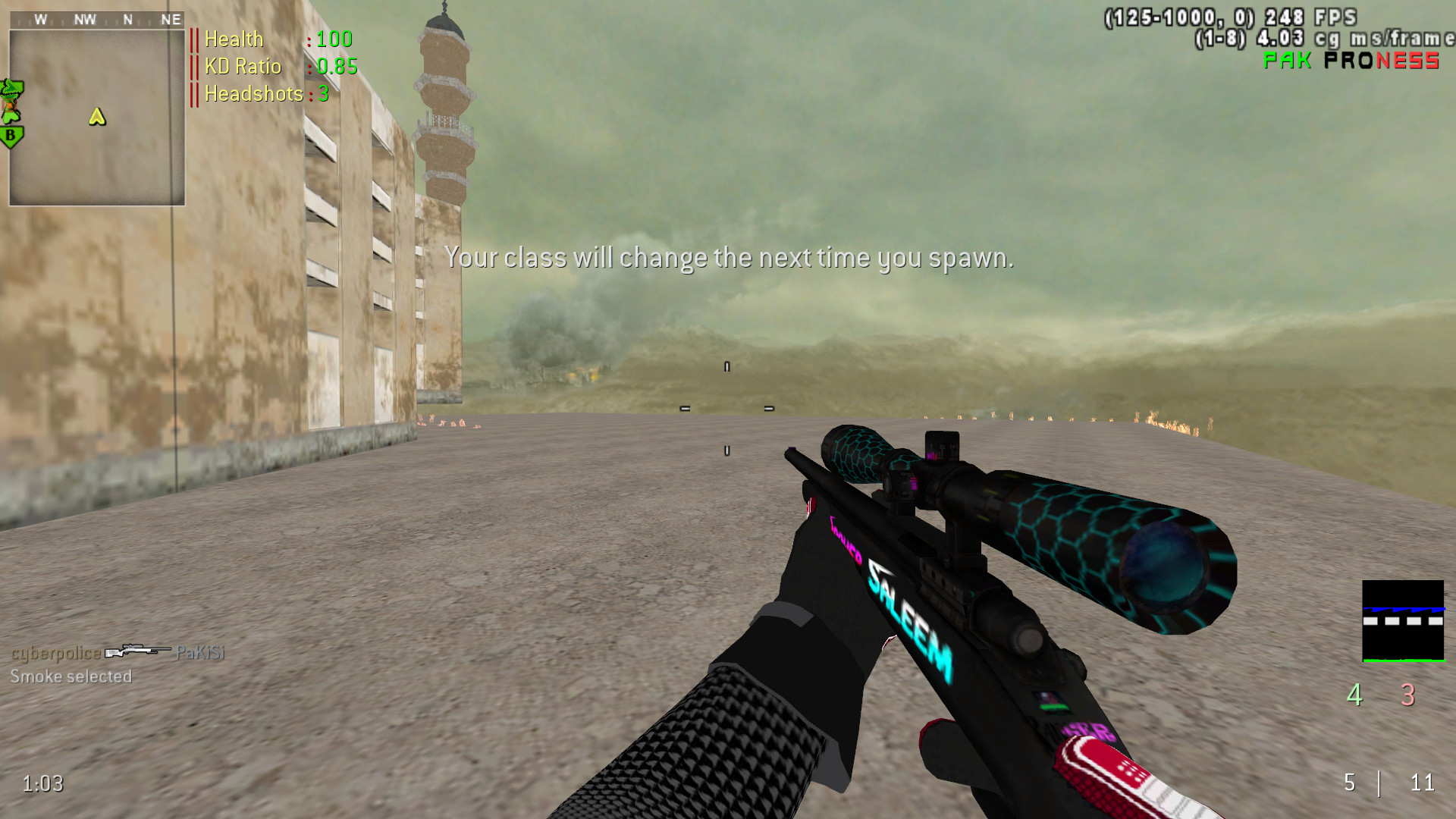 Blue scratch r700 skin by archer saleem [Call of Duty 4: Modern Warfare ...