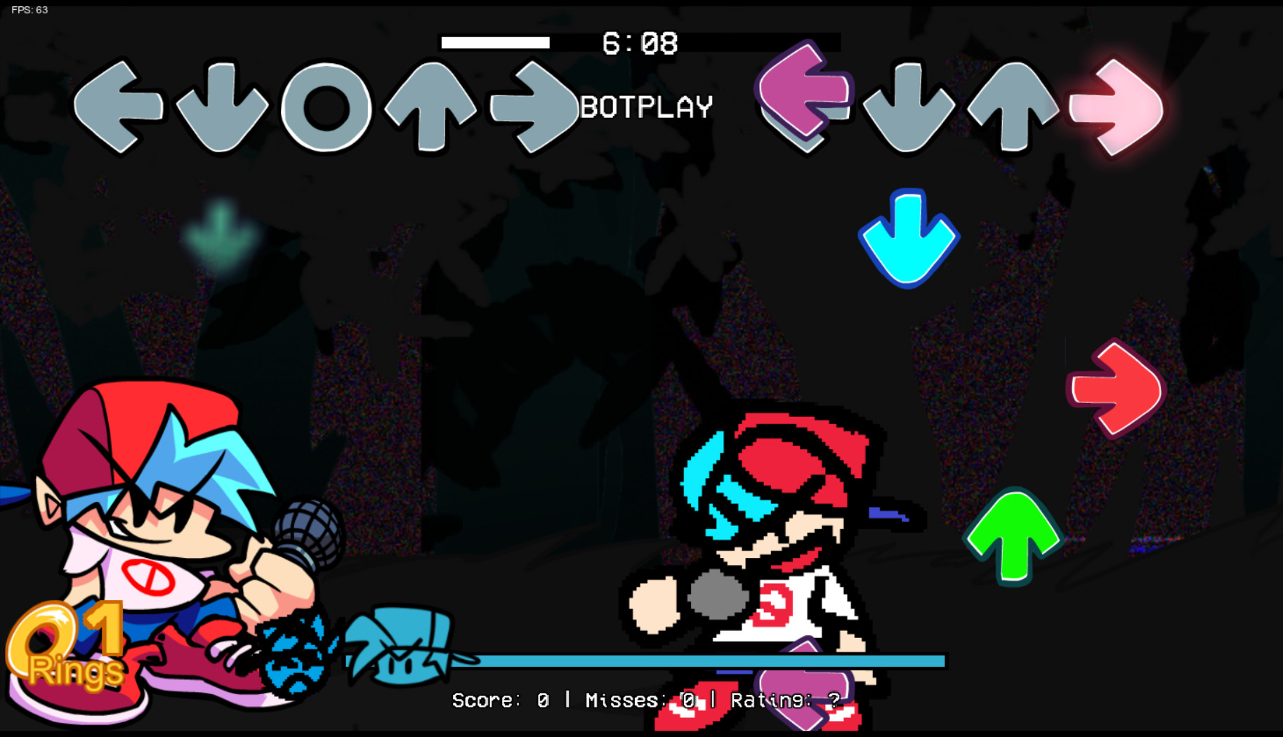 Triple Trouble Multiverse Bf [Friday Night Funkin'] [Mods]