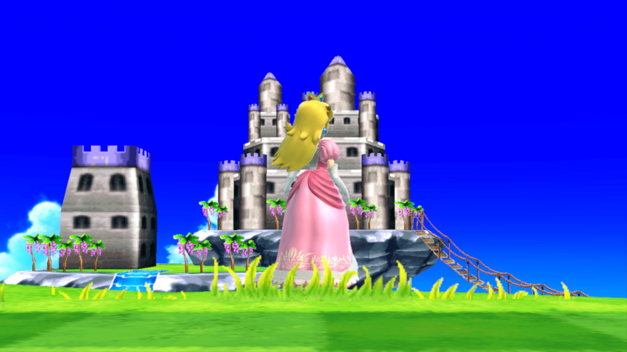 Peach Field (Mario Hoops 3-on-3) Mod for Super Smash Bros. Ultimate ...
