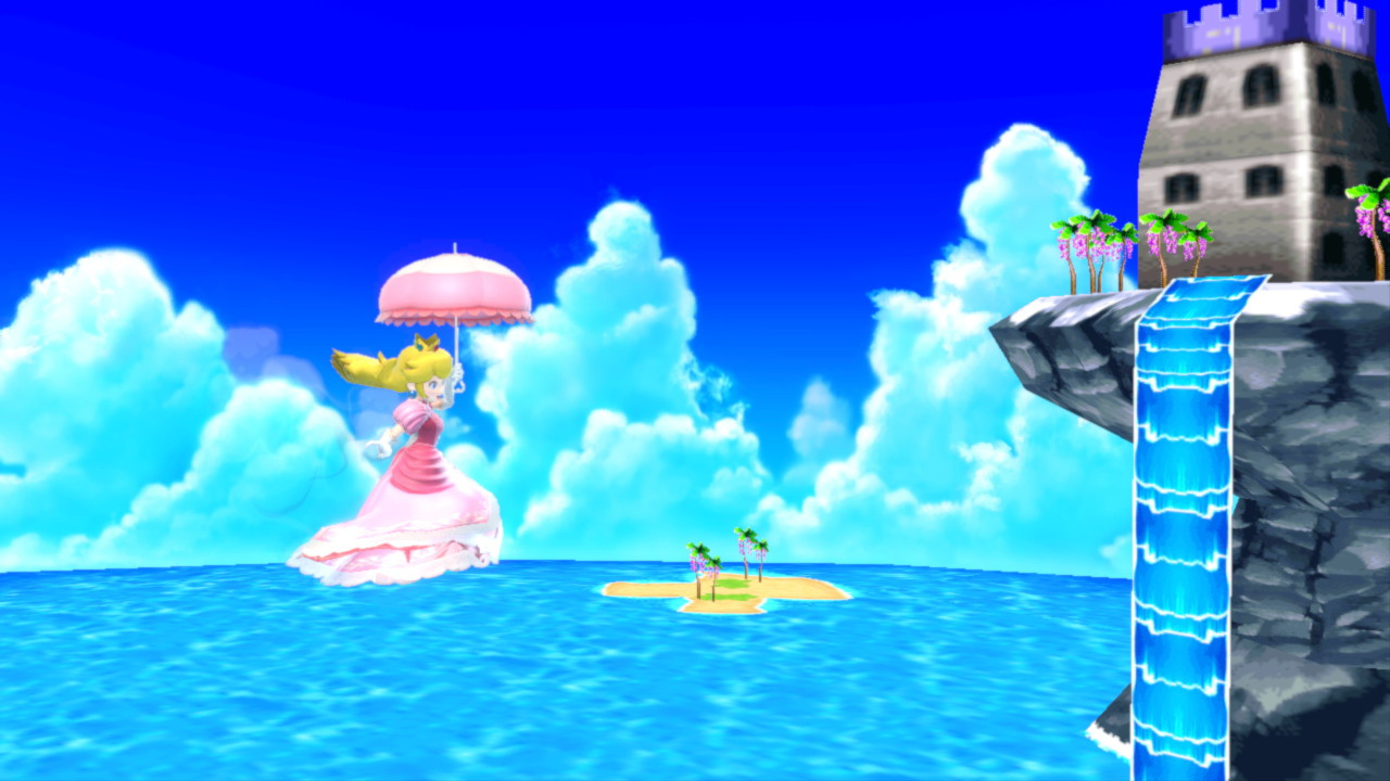 Peach Field (Mario Hoops 3-on-3) Mod for Super Smash Bros. Ultimate ...