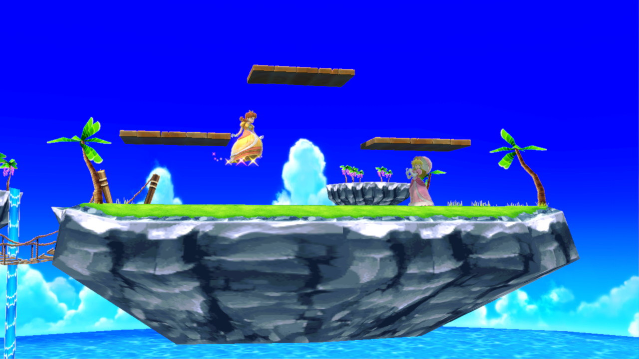 Peach Field (Mario Hoops 3-on-3) Mod for Super Smash Bros. Ultimate ...