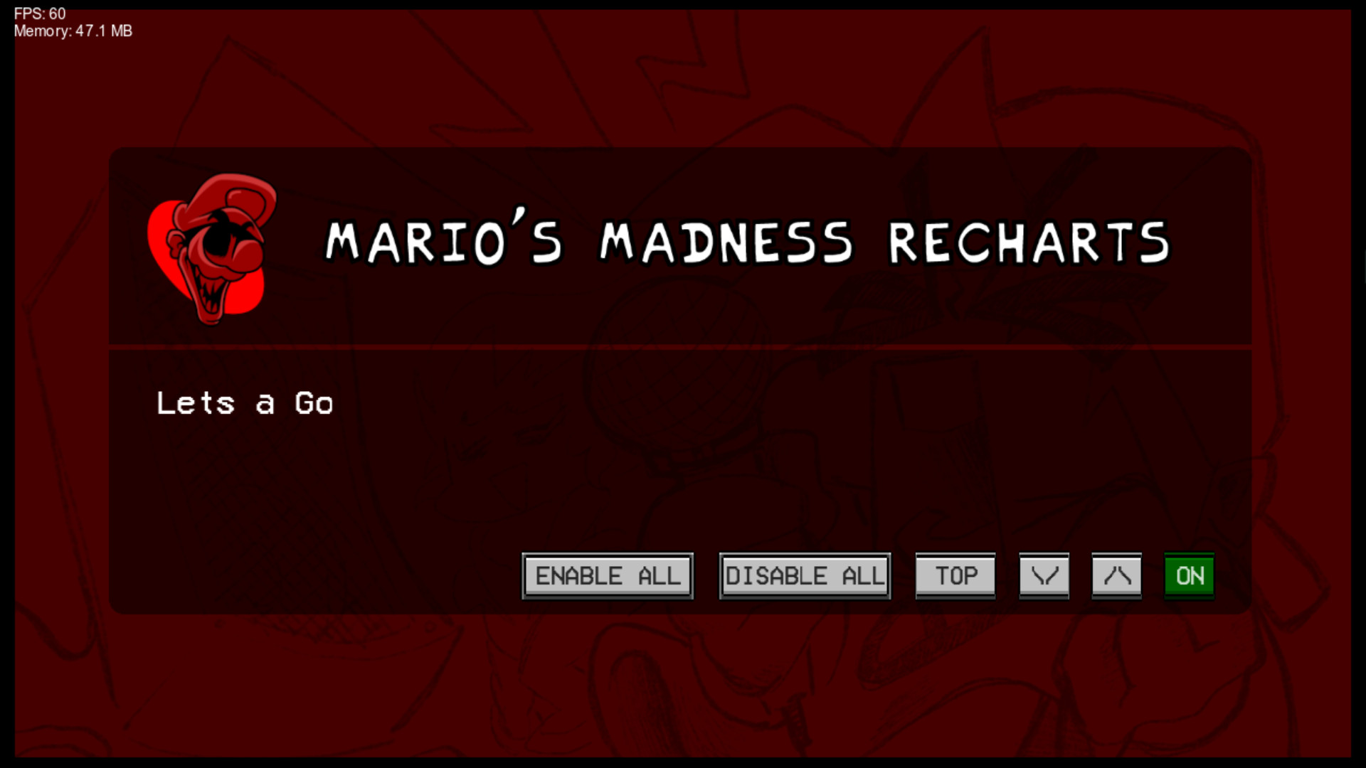 FNF: Mario's Madness Recharts (LUA PORT UPDATE) Mod for Friday Night ...