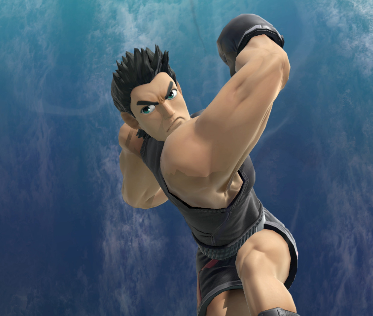 Black Outfit Little Mac Mod for Super Smash Bros. Ultimate | SSBU Mods