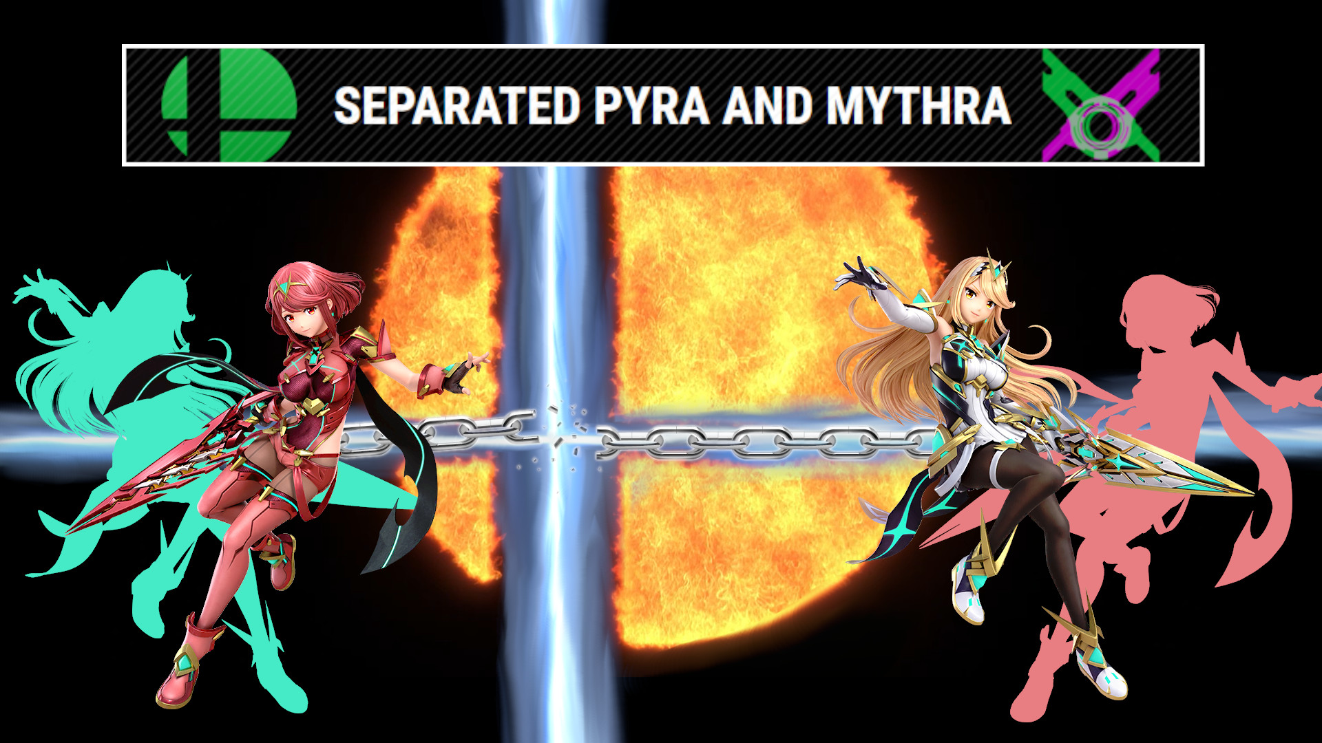 Separated Pyra and Mythra Mod for Super Smash Bros. Ultimate | SSBU Mods