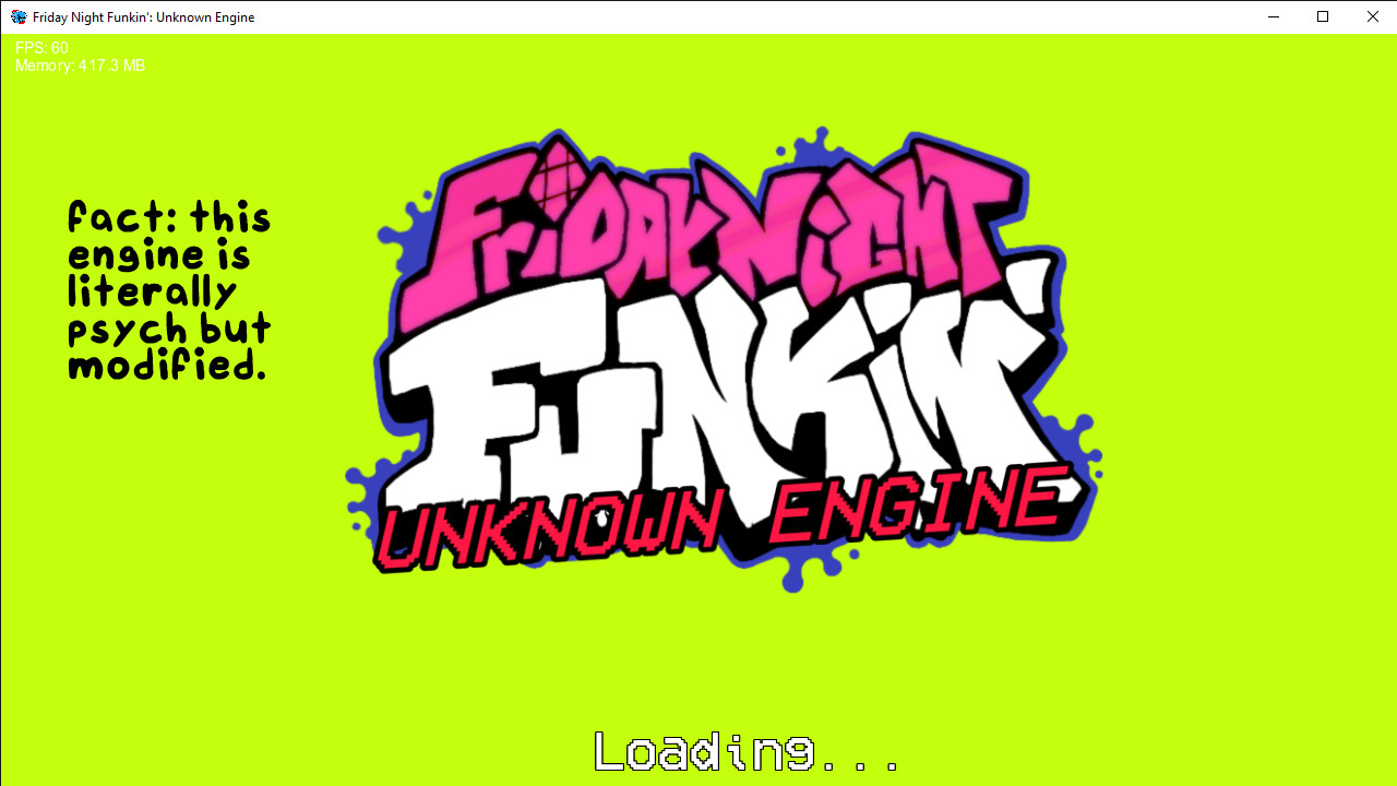 Friday Night Funkin': Unknown Engine [Friday Night Funkin'] [Mods]