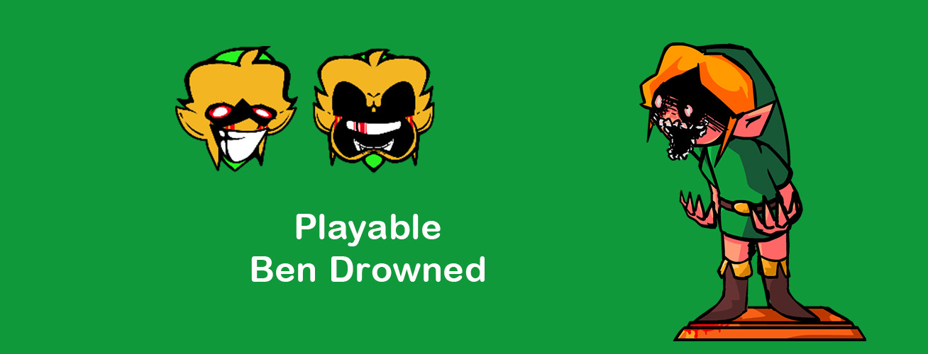 Playable Ben Drowned Mod for Friday Night Funkin' | FNF Mods
