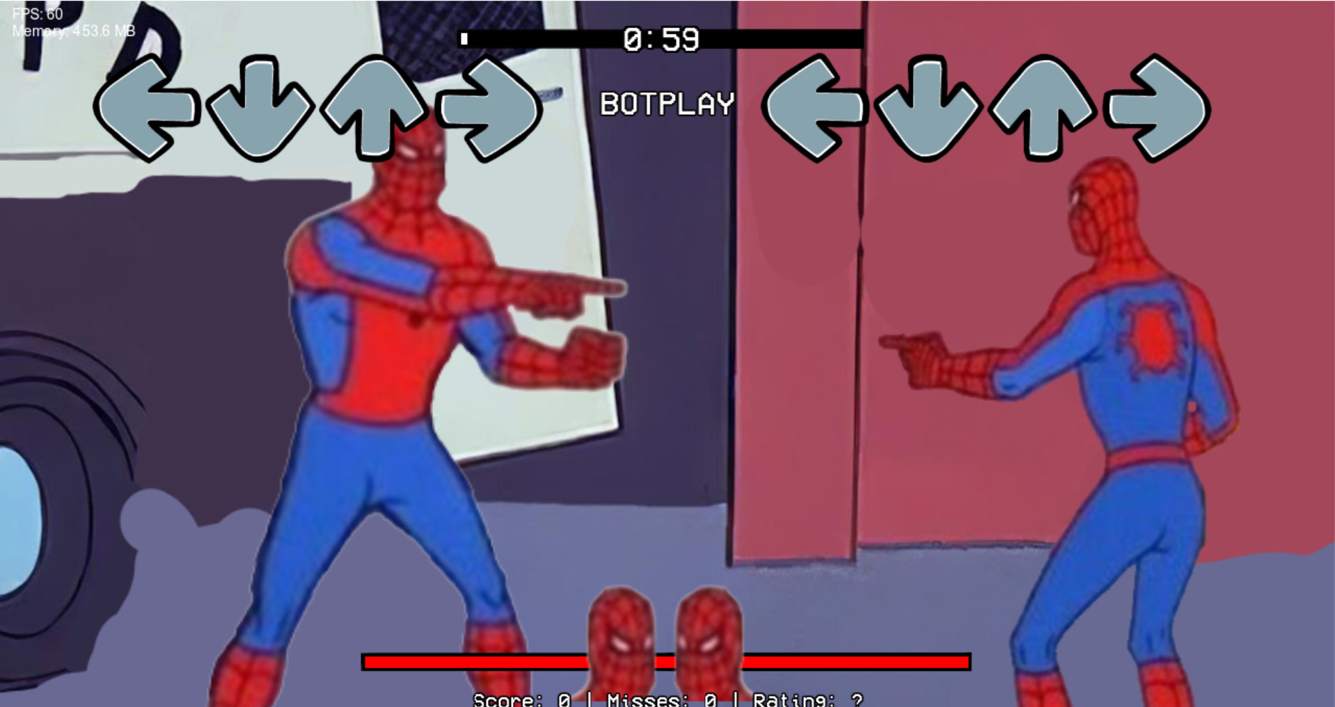 FNF SPIDER MAN POINTING MOD [Friday Night Funkin'] [Mods]