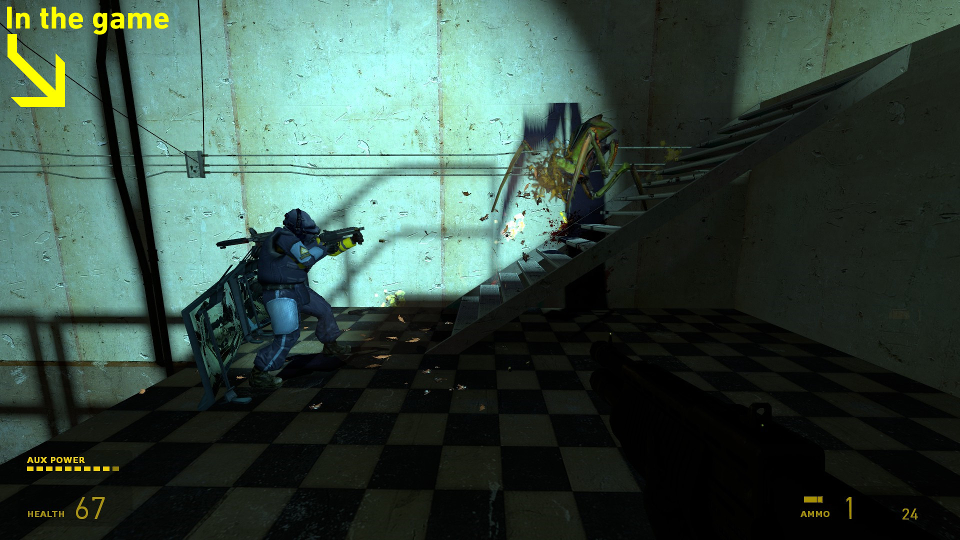 Touch of Yellow + Eye Fixes for Prison Guards [Half-Life 2] [Mods]