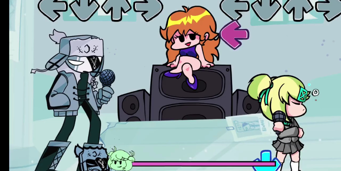 Playable b-side Natsuki Mod for Friday Night Funkin' | FNF Mods