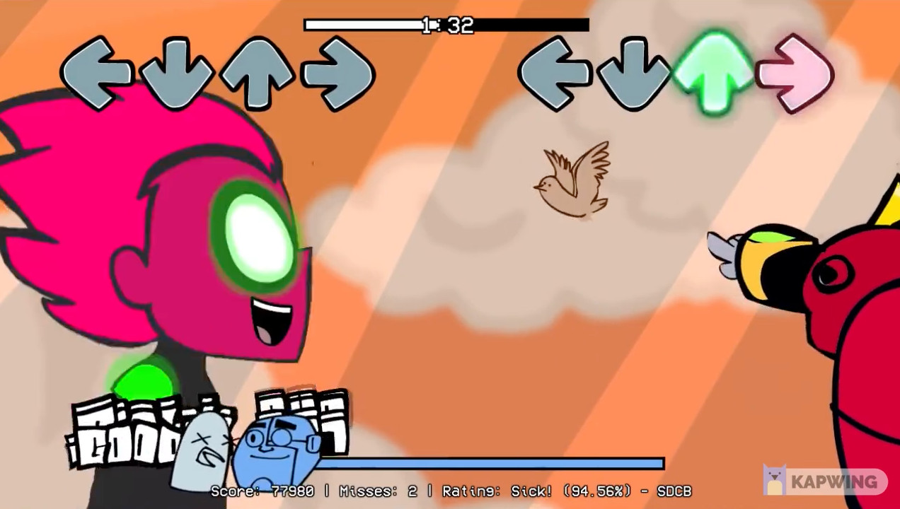 Guys look a birdie minus Mod for Friday Night Funkin' | FNF Mods