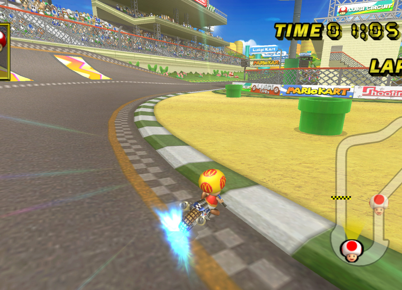 Toad from McDonalds over Toad (All vehicles) Mod for Mario Kart Wii ...