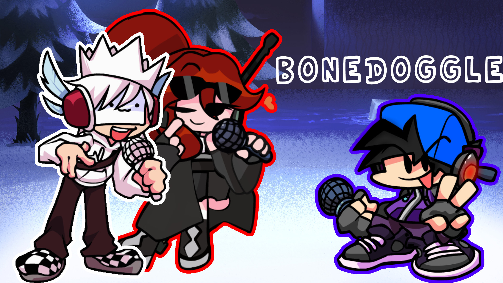 Bonedoggle But Andrew and Trake and Tactie Mod for Friday Night Funkin ...