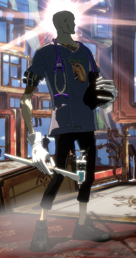 Jerma985 over Faust - Color04 Mod for GUILTY GEAR -STRIVE- | GGST Mods