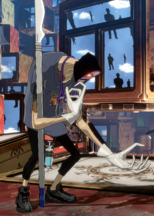 Jerma985 over Faust - Color04 Mod for GUILTY GEAR -STRIVE- | GGST Mods