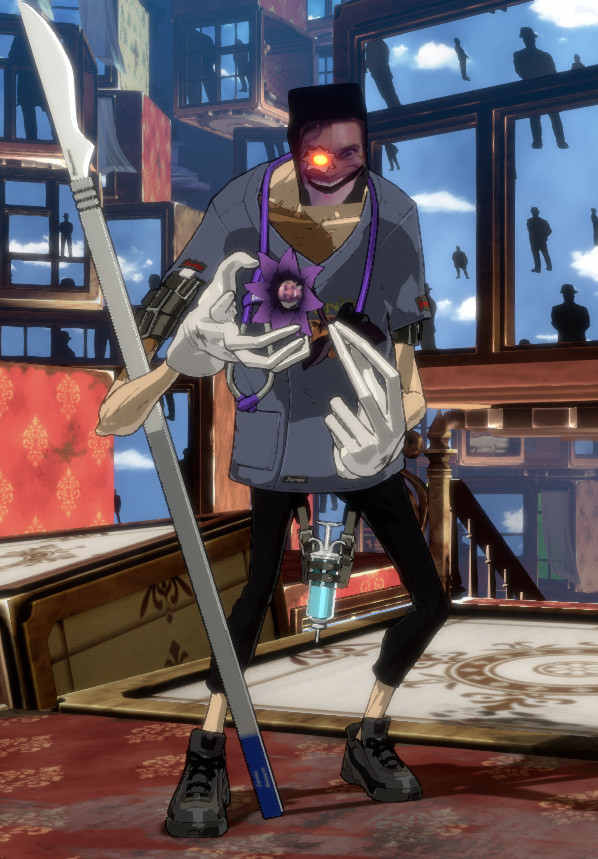 Jerma985 over Faust - Color04 Mod for GUILTY GEAR -STRIVE- | GGST Mods