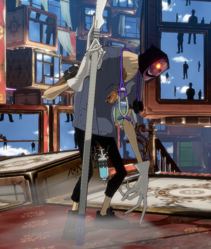 Jerma985 over Faust - Color04 Mod for GUILTY GEAR -STRIVE- | GGST Mods