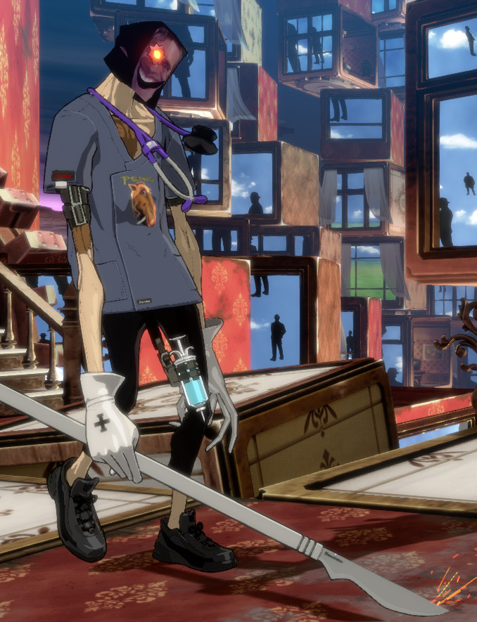 Jerma985 over Faust - Color04 Mod for GUILTY GEAR -STRIVE- | GGST Mods