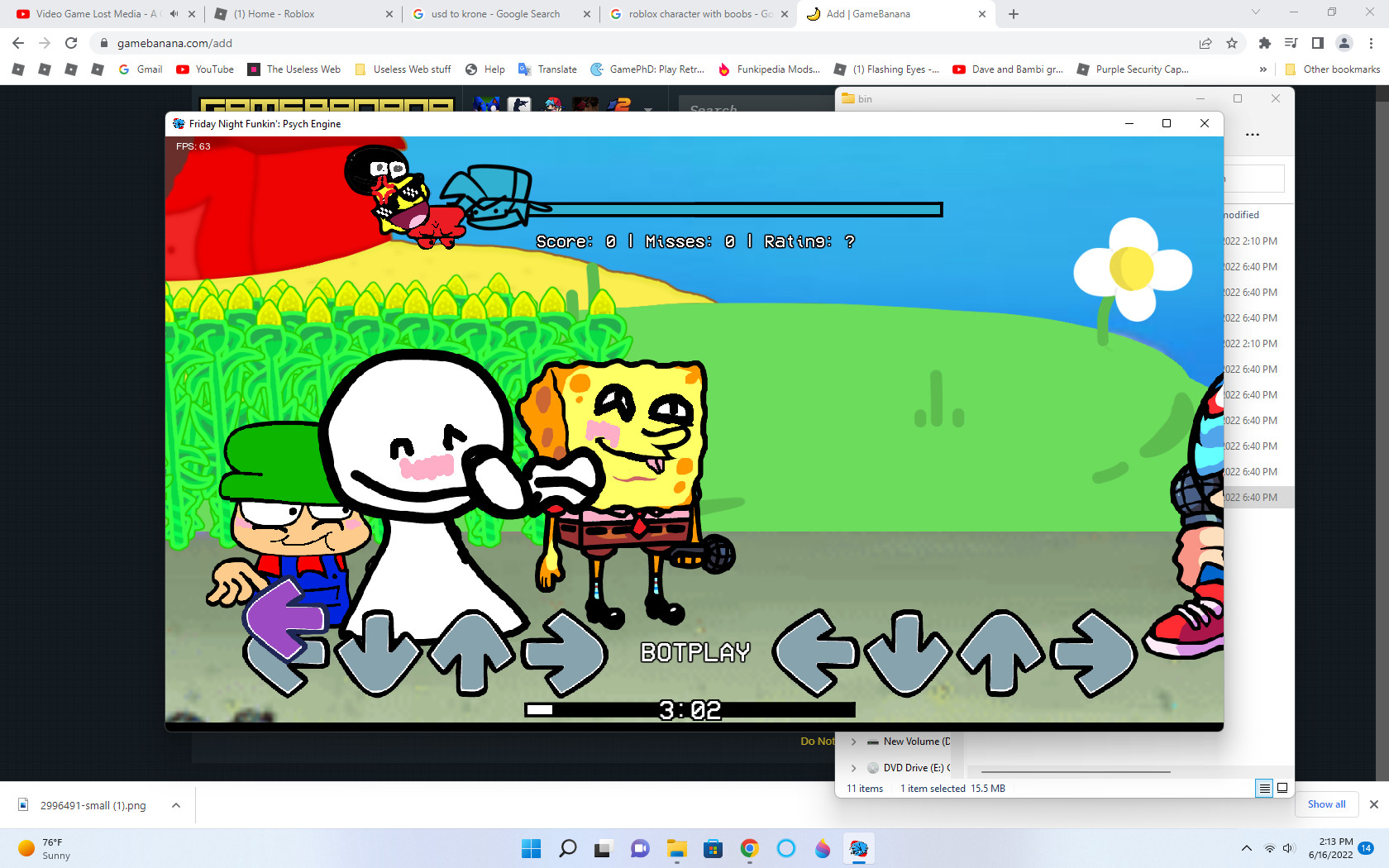 The Impossible Trio REMASTER (v2) Mod for Friday Night Funkin' | FNF Mods