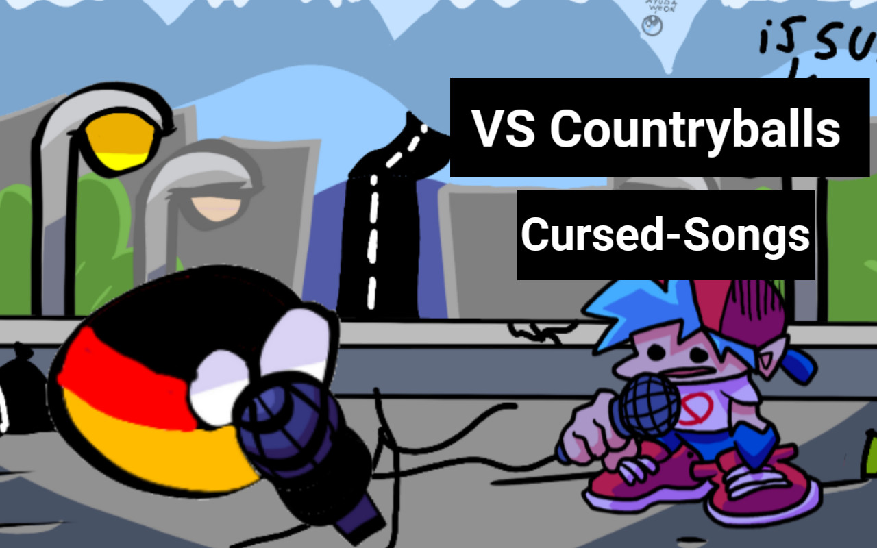 VS Countryballs Cursed-Songs Mod for Friday Night Funkin' | FNF Mods