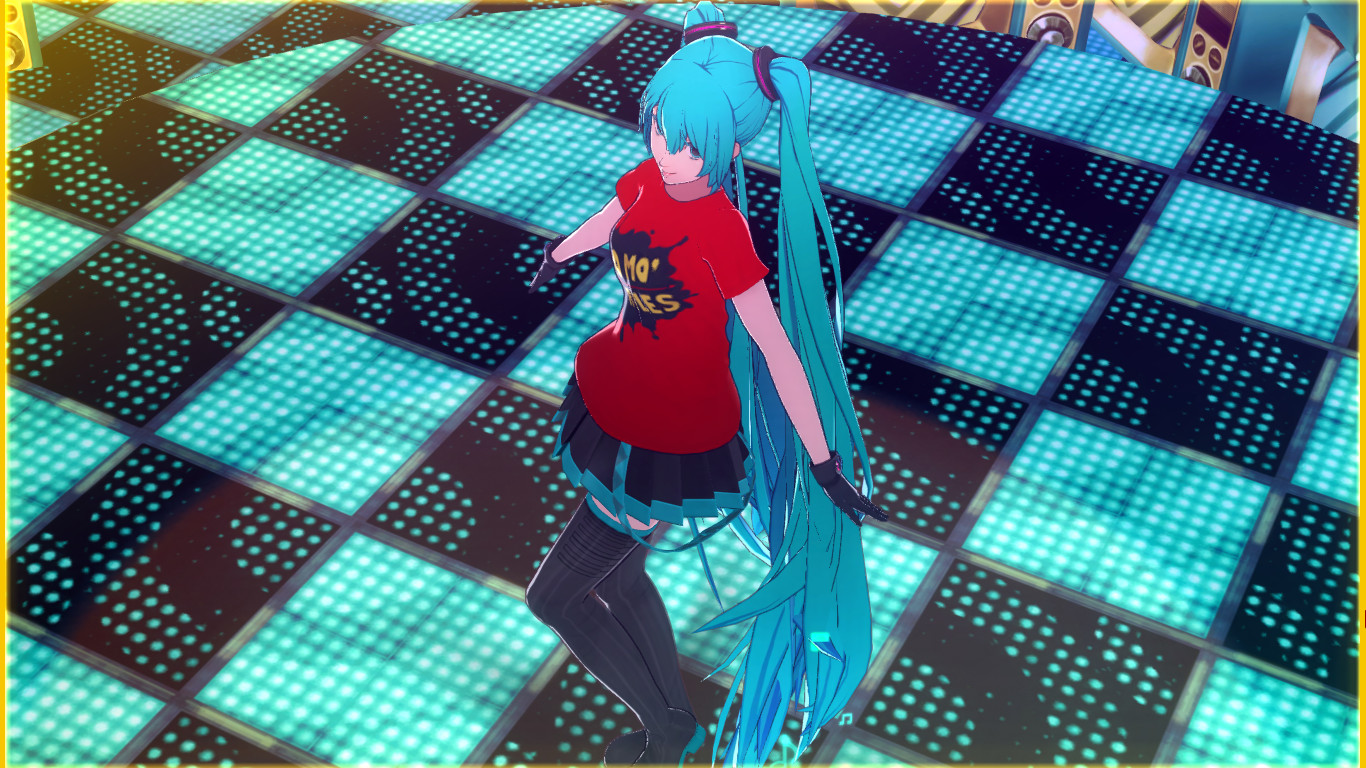 Custom T-Shirt Miku Mod for Persona 4: Dancing All Night | P4D Mods