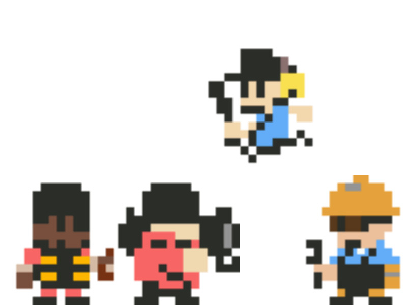 8Bit Player Icons [Team Fortress 2] [Mods]
