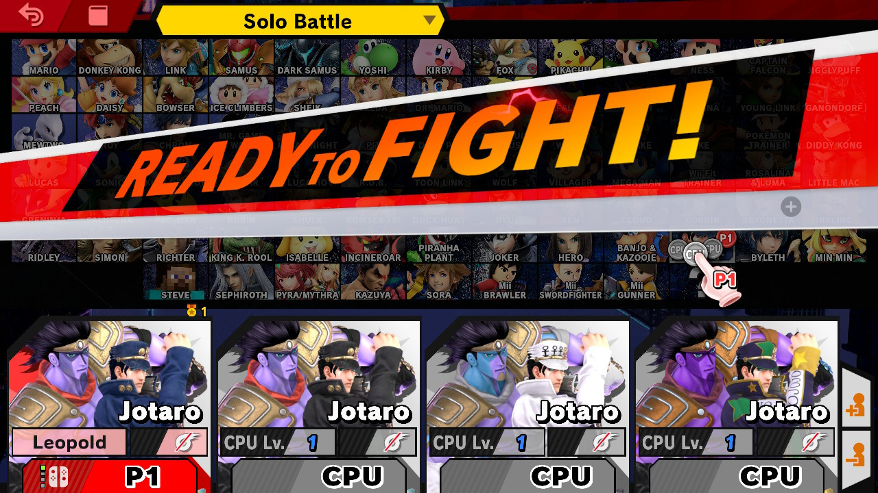 Jotaro Kujo Mod for Super Smash Bros. Ultimate | SSBU Mods